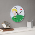 Personalized Golf Wall Clock | Zazzle