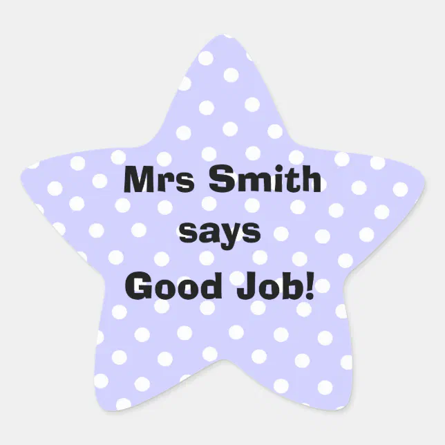 Personalized Good Job Teacher stickers | Zazzle
