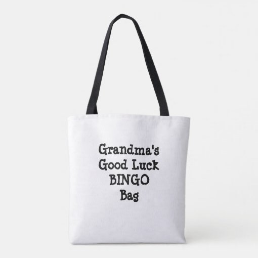 Personalized "Good Luck" BINGO Bag | Zazzle