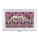 Personalized Goth Pink Ornament & Skull Business Card Case | Zazzle