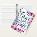Personalized Grace Upon Grace Christian Journal | Zazzle