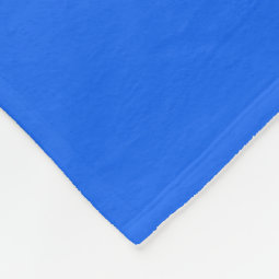 Personalized gradient ombre electric blue fleece blanket | Zazzle
