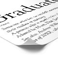 Personalized Graduate Definition Modern Poster | Zazzle