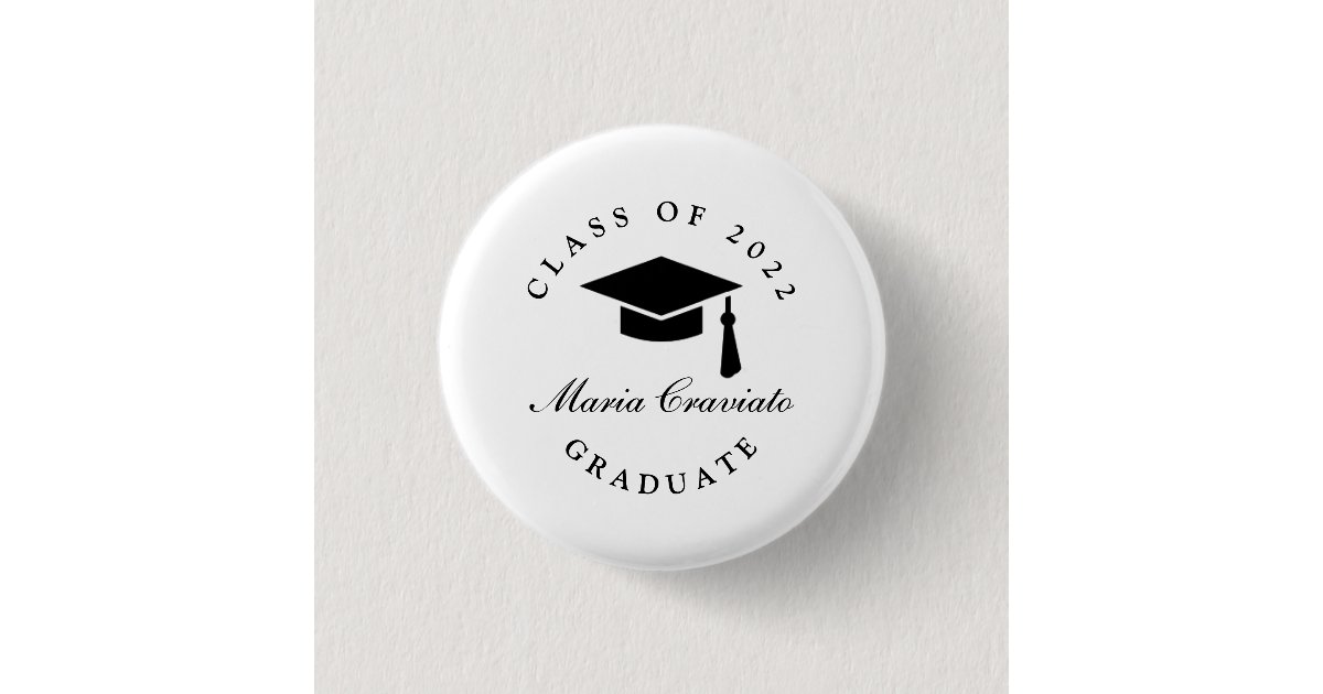Personalized Graduation Button | Zazzle