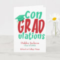 Personalized Graduation Congratulations Card | Zazzle
