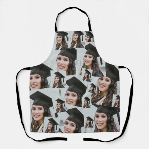 Personalized Graduation Funny Photo Face Mash Apron | Zazzle