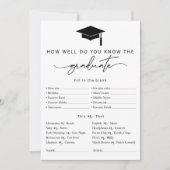 Personalized Graduation Game quiz Invitation | Zazzle