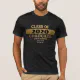 Personalized Graduation Gold black Class of 2020 T-Shirt | Zazzle