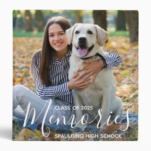 Personalized Graduation Memories Photo Album 3 Ring Binder | Zazzle