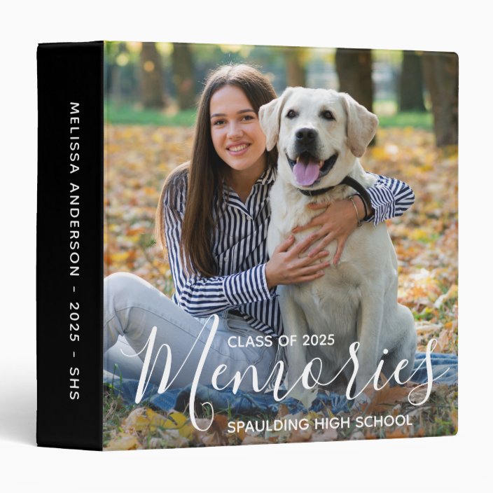 Personalized Graduation Memories Photo Album 3 Ring Binder | Zazzle.com