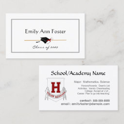 Personalized Graduation Name Cards | Zazzle