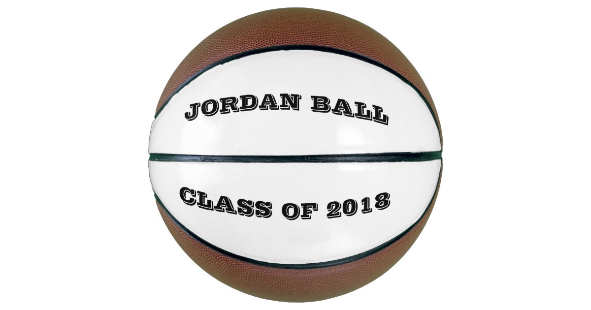 Personalized Graduation Name Class Year Sport Gift Basketball | Zazzle