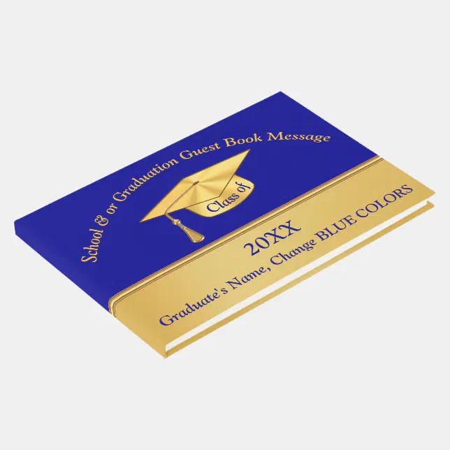 Personalized Graduation Party Guest Book | Zazzle