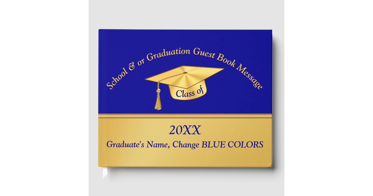 Personalized Graduation Party Guest Book | Zazzle