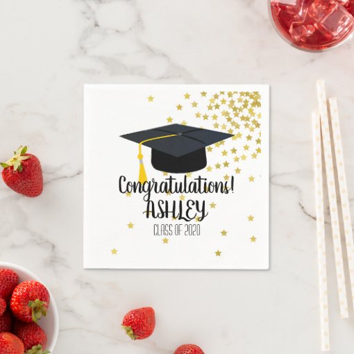 Personalized Graduation Party Napkins | Zazzle