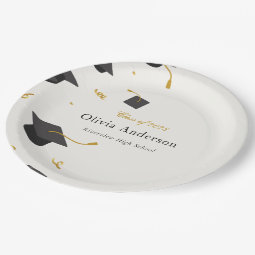 Personalized Graduation Party Paper Plates | Zazzle