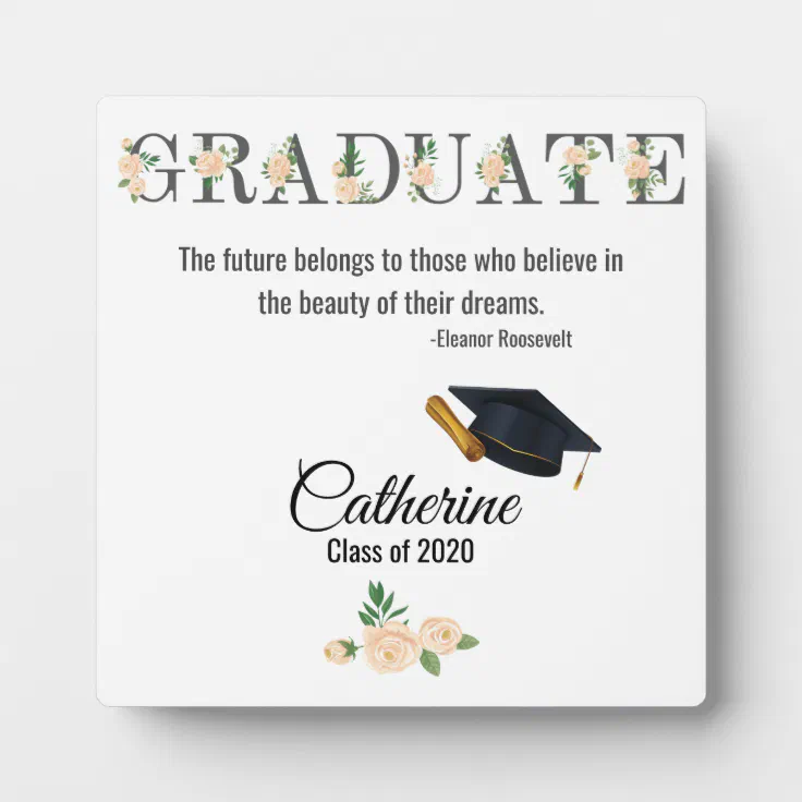 Personalized Graduation Print - Graduation Gift Plaque | Zazzle