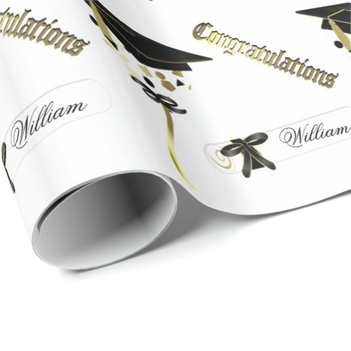 Personalized Graduation Wrapping Paper | Zazzle