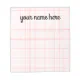 Personalized Graph Paper Notepad | Zazzle