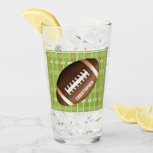 AMERICAN FOOTBALL DRINKING GLASS | Gabriel Angel Design