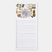 Personalized Grocery Shopping List Magnetic Notepad | Zazzle