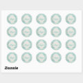 Personalized Groovy Tattoo Filigree Circle Classic Round Sticker | Zazzle