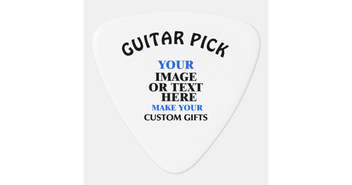 Personalized Guitar Picks, let me help your design Guitar Pick | Zazzle