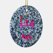 PERSONALIZED GYMNASTICS BLING ORNAMENT | Zazzle