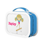 Personalized Gymnastics lunchbox | Zazzle