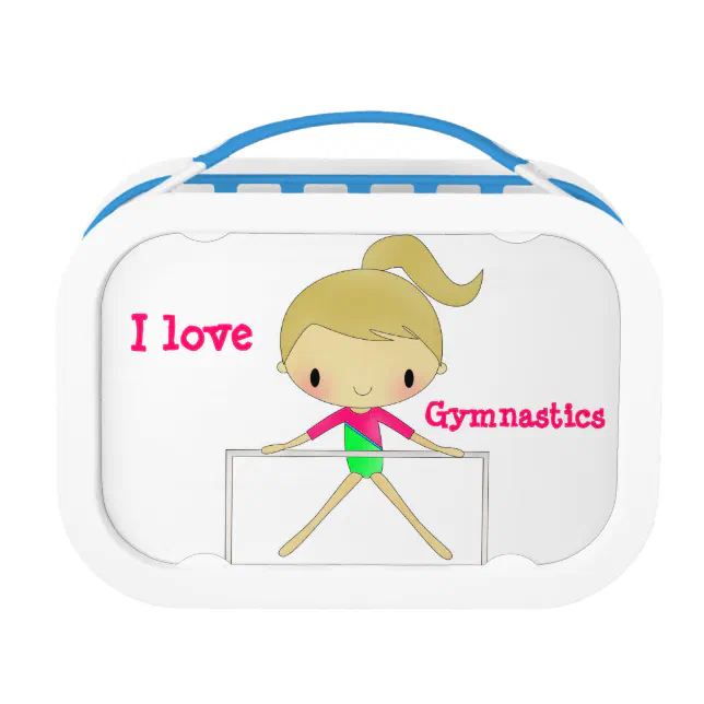 Personalized Gymnastics lunchbox | Zazzle