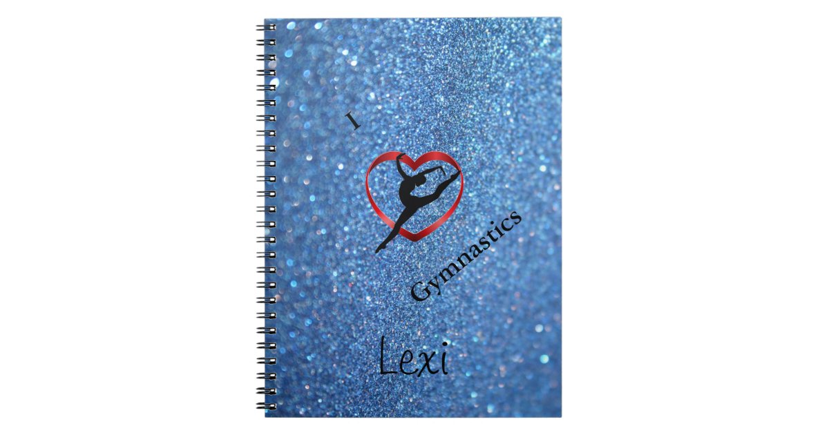 PERSONALIZED GYMNASTICS NOTEBOOK | Zazzle