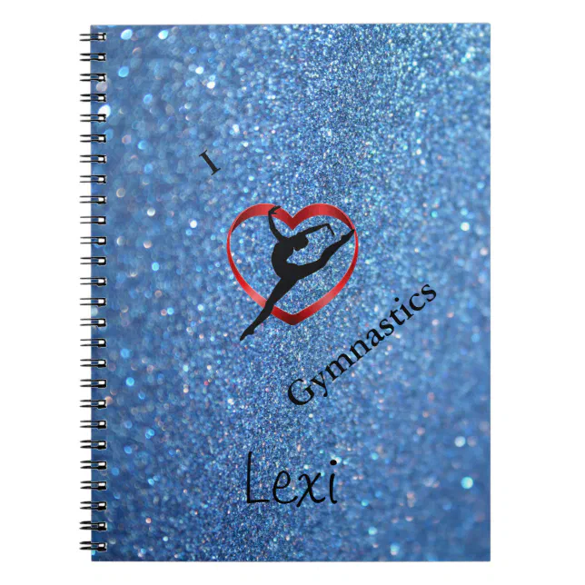PERSONALIZED GYMNASTICS NOTEBOOK | Zazzle