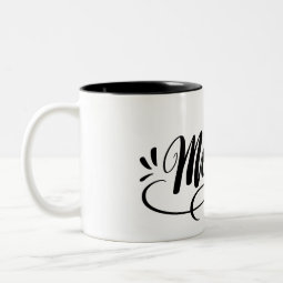Personalized hand lettered mug with name Monica | Zazzle
