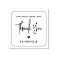 Personalized Handmade Thank You Rubber Stamp | Zazzle