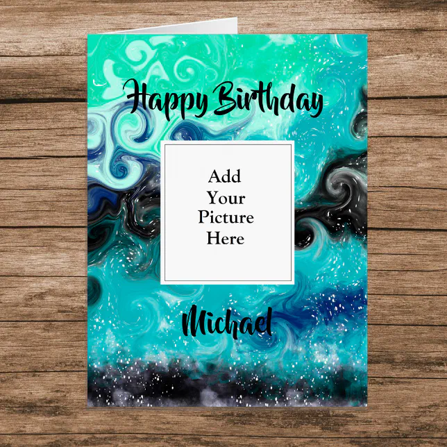 Personalized Happy Birthday Photo Jumbo Card | Zazzle