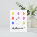 Personalized Happy Easter postcard | Zazzle