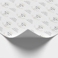 Personalized Happy Marriage Anniversary Wrapping Paper | Zazzle