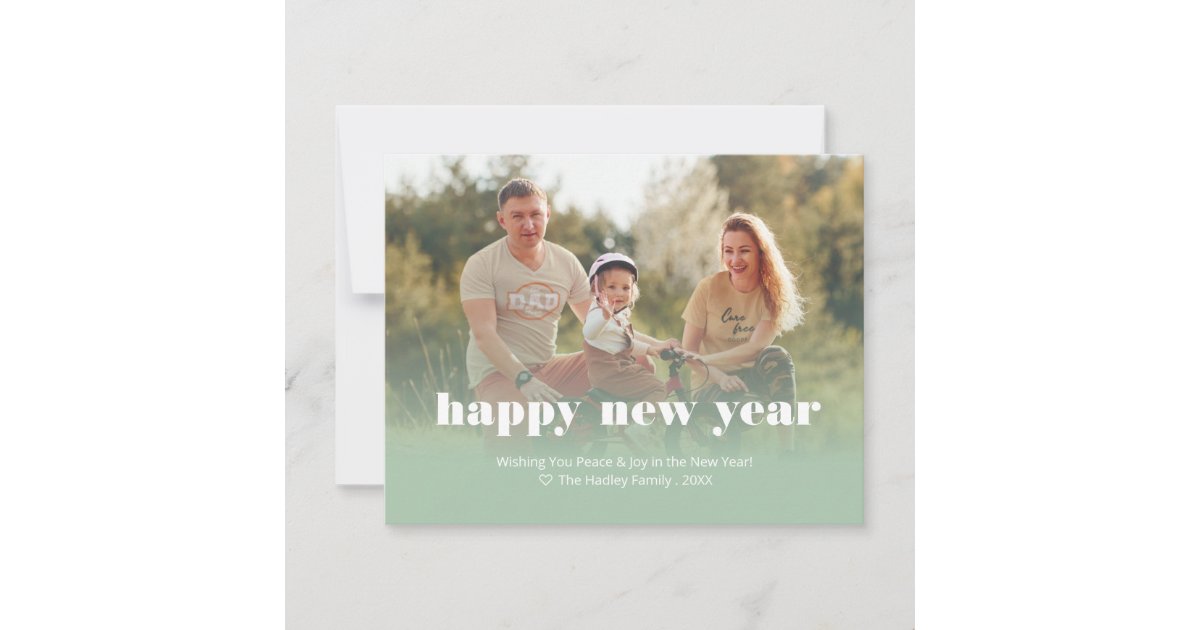 Personalized Happy New Years Card | Zazzle