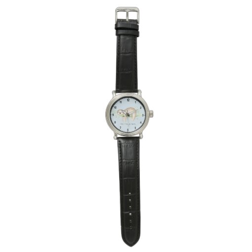 Personalized Happy Sloth Watch | Zazzle