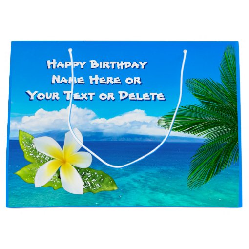 Personalized Hawaiian Gift Bags | Zazzle