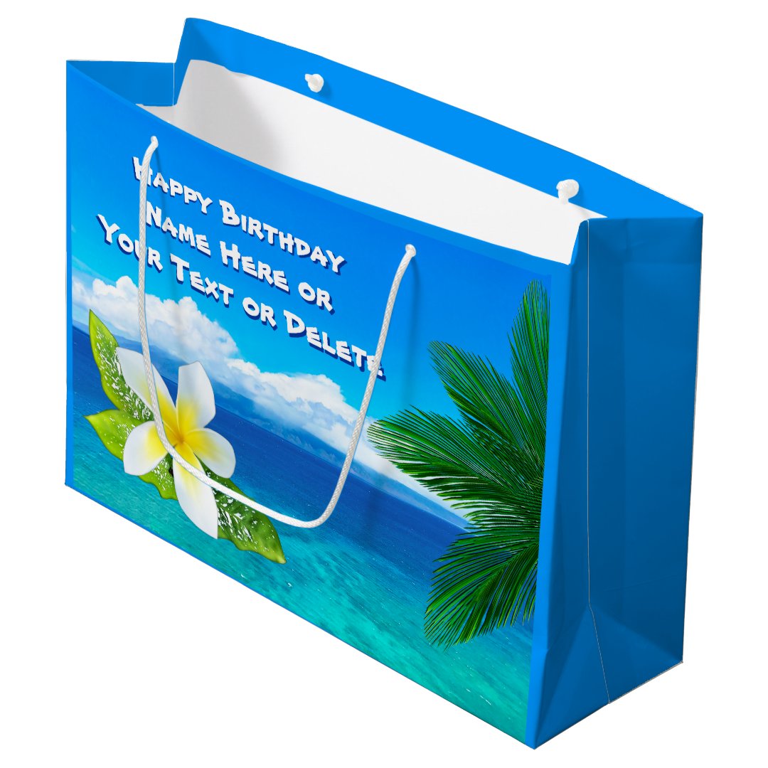 Personalized Hawaiian Gift Bags | Zazzle