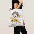 Personalized Hedgehog Tote Bag | Zazzle