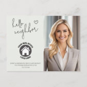 Personalized Hello Neighbor Real Estate Postcard | Zazzle