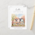 Personalized Hello Spring Real Estate Postcard | Zazzle