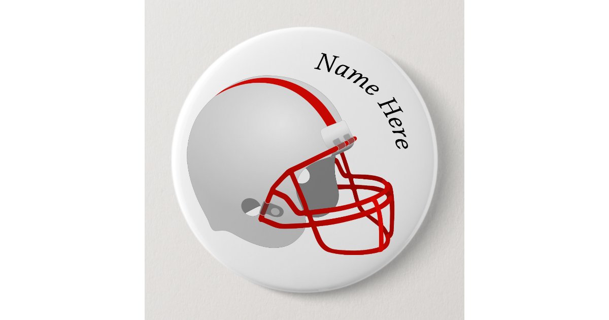 Personalized Helmet Button | Zazzle