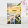 Personalized Hibiscus Tropical Birthday Card | Zazzle