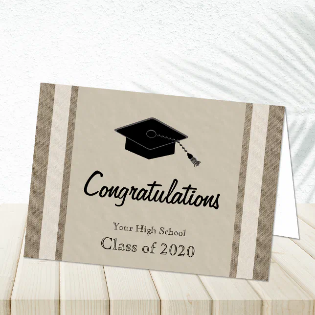 Personalized High School Graduation Card | Zazzle