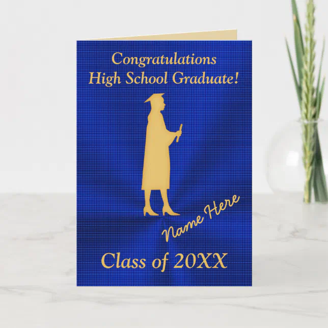 Personalized High School Graduation Cards for Her | Zazzle