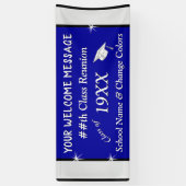 Personalized High School Reunion Banner Any COLORS | Zazzle