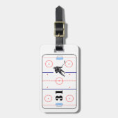 Personalized Hockey Bag Tag | Zazzle